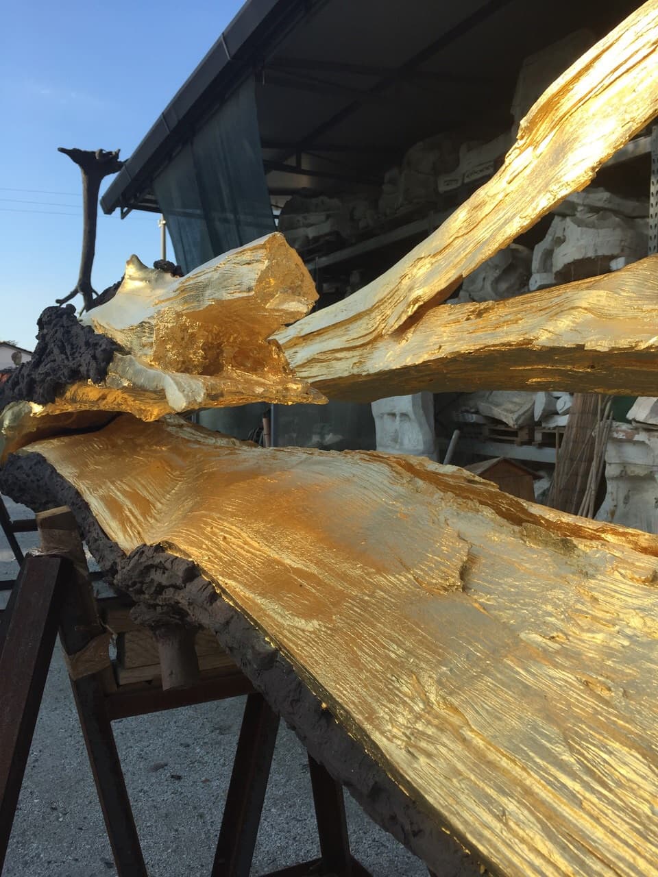 The golden trees of Giuseppe Penone | Giusto Manetti Battiloro