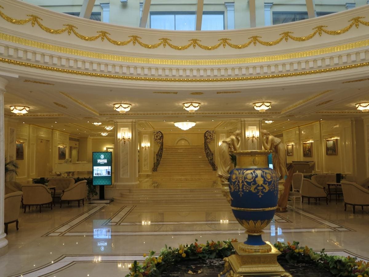 Gold Interior Design Lobby