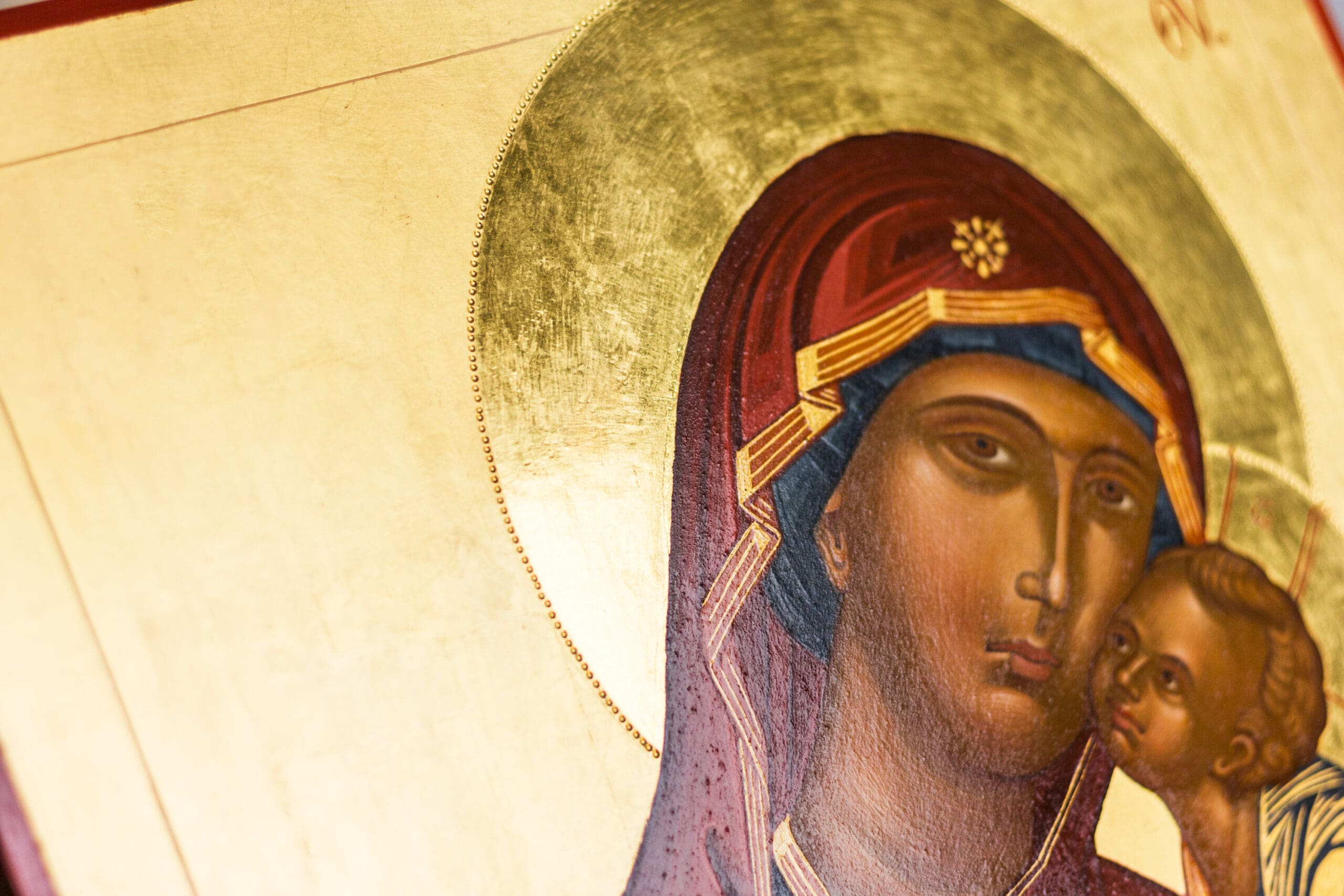 La hoja de pan de oro para iconografía Giusto Manetti Battiloro